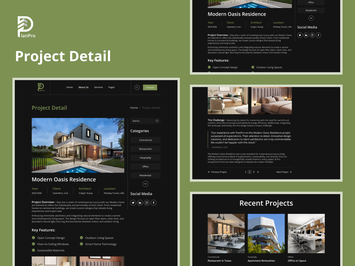 Project Detail Page | PlanPro