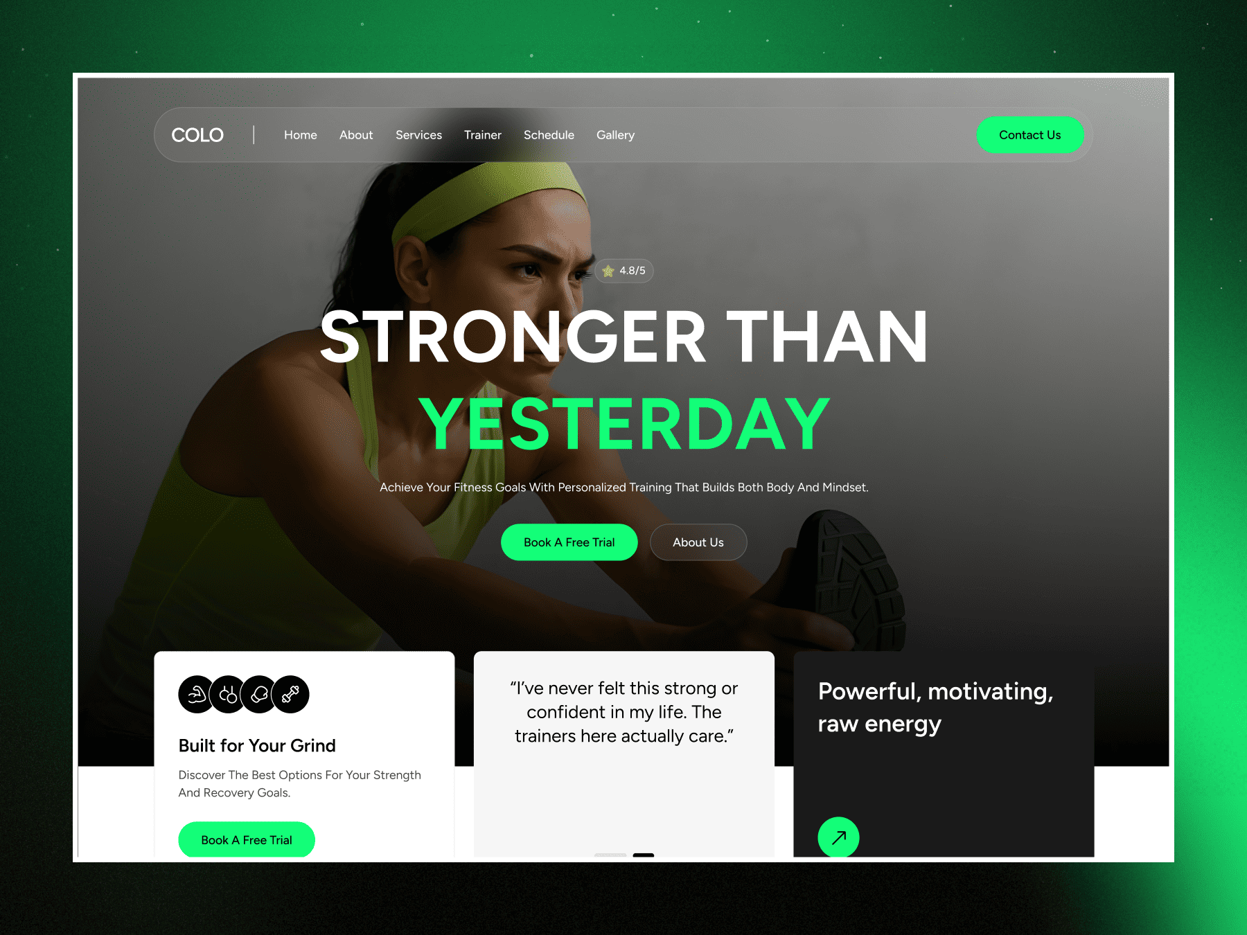 Colo Fitness | Gutenberg Template Kit